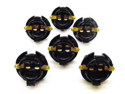 6 Instrument Panel 5/8" Twist In Sockets Cluster Light Bulb Dashboard ...
