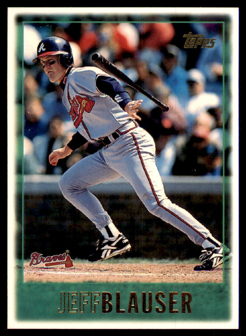1997 Topps Jeff Blauser Baseball Card Atlanta Braves #419 | eBay