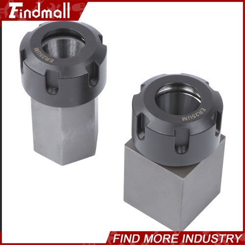 Findmall ER-25 Hex and Square Collet Block Set for Milling Machine ...