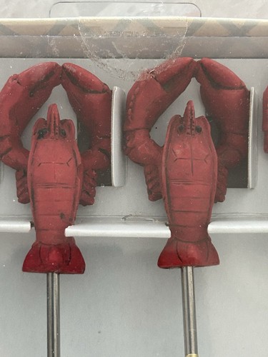 Lobster Picks set / 4 stainless steel Decorative BOSTON WAREHOUSE | eBay