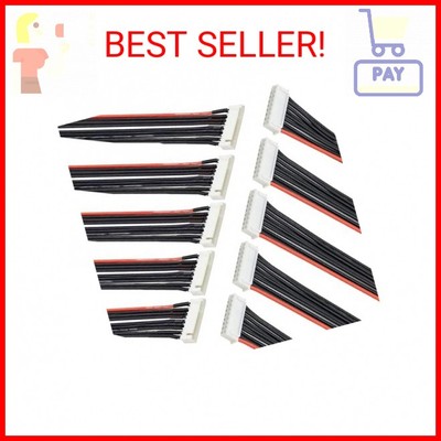 10pcs JST-XH 8S LiPo Balance Wire Lead Extension Cable 30cm 22awg for ...