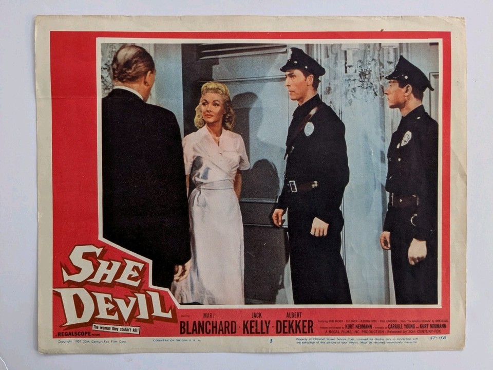 8 Horror Lobby Cards 1950-1959.Monsters.Ghosts.Drive In.Schlock ...
