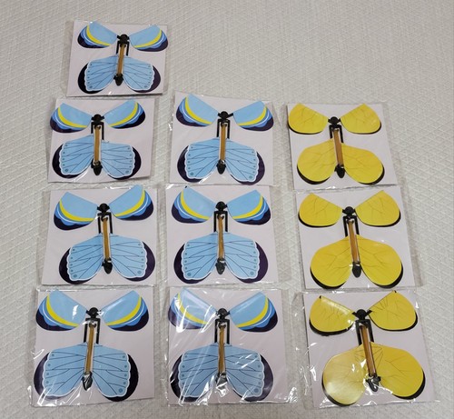 flying butterfly wind up toy prank party bookmark book gift meme Fun ...