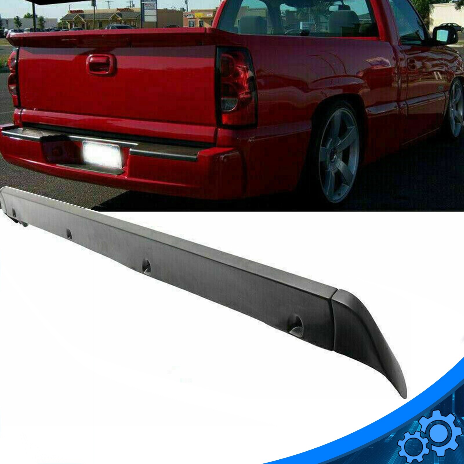 For 99-06 Chevy SS Silverado Intimidator Tailgate Rear PU Wing Truck ...
