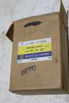 NEW Square D 9013 ASG-8 Pressure Switch | eBay