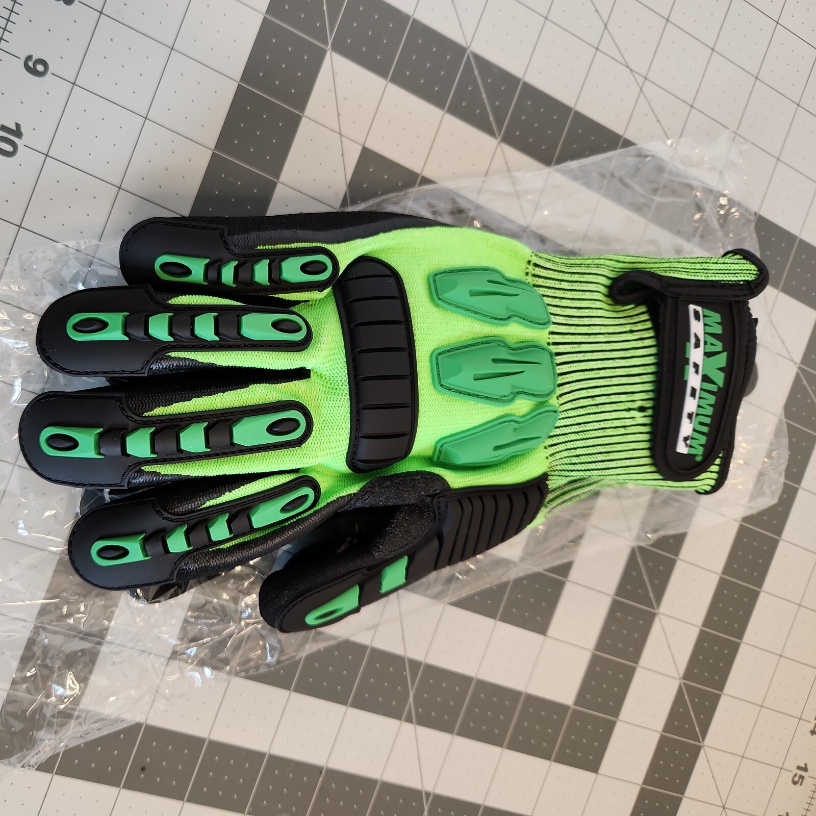 Protective Industrial Products Hi-Vis Green work gloves Style #120-5130 ...