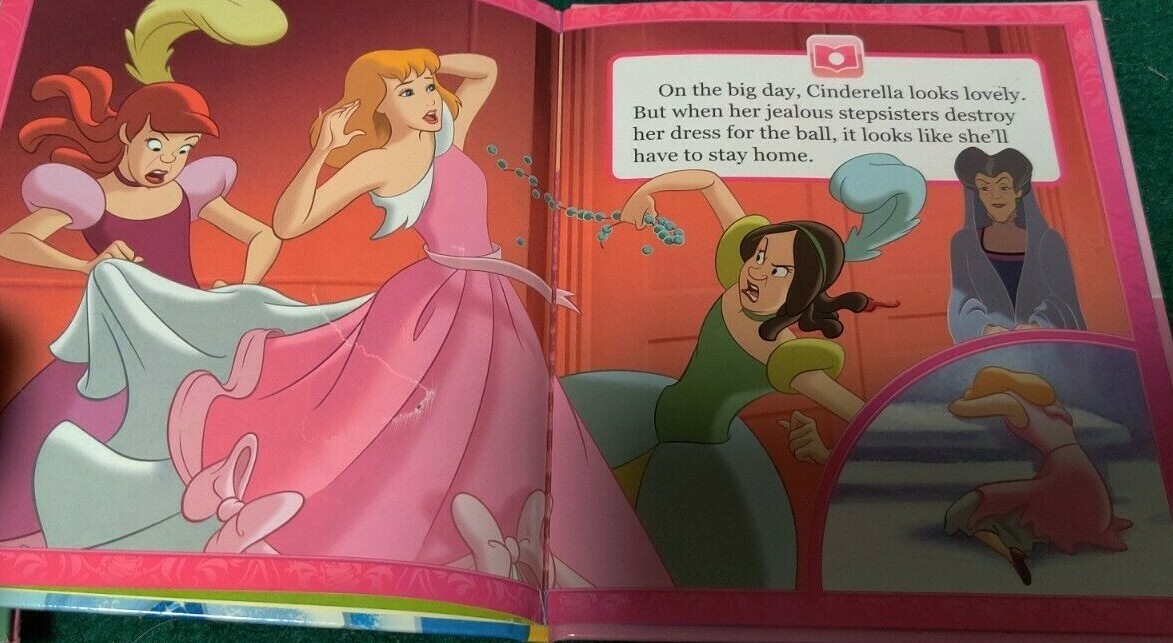 Lot 7 Story Reader Me Reader DISNEY PRINCESS Snow White Little Mermaid ...