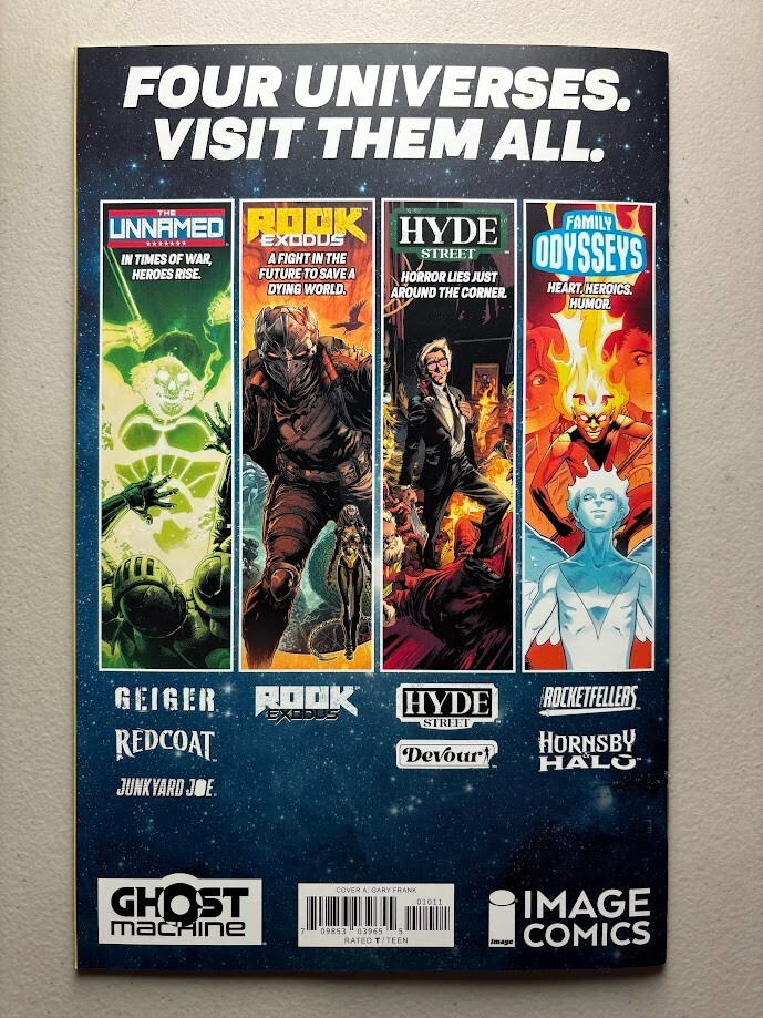 Geiger #10 • 2025 Image Comics Ghost Machine • 1st Print • Geoff Johns ...