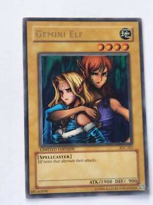 Yu-Gi-Oh Gemini Elf Invasion of Chaos: Special Edition IOC-SE1 Limited ...
