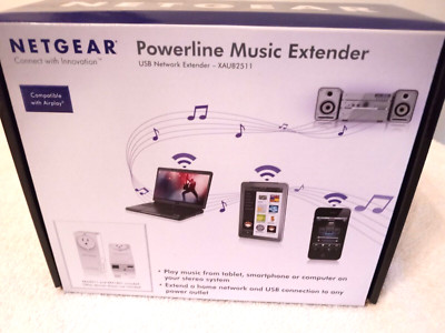 NETGEAR Powerline Music Extender Kit - XAUB2511 | eBay