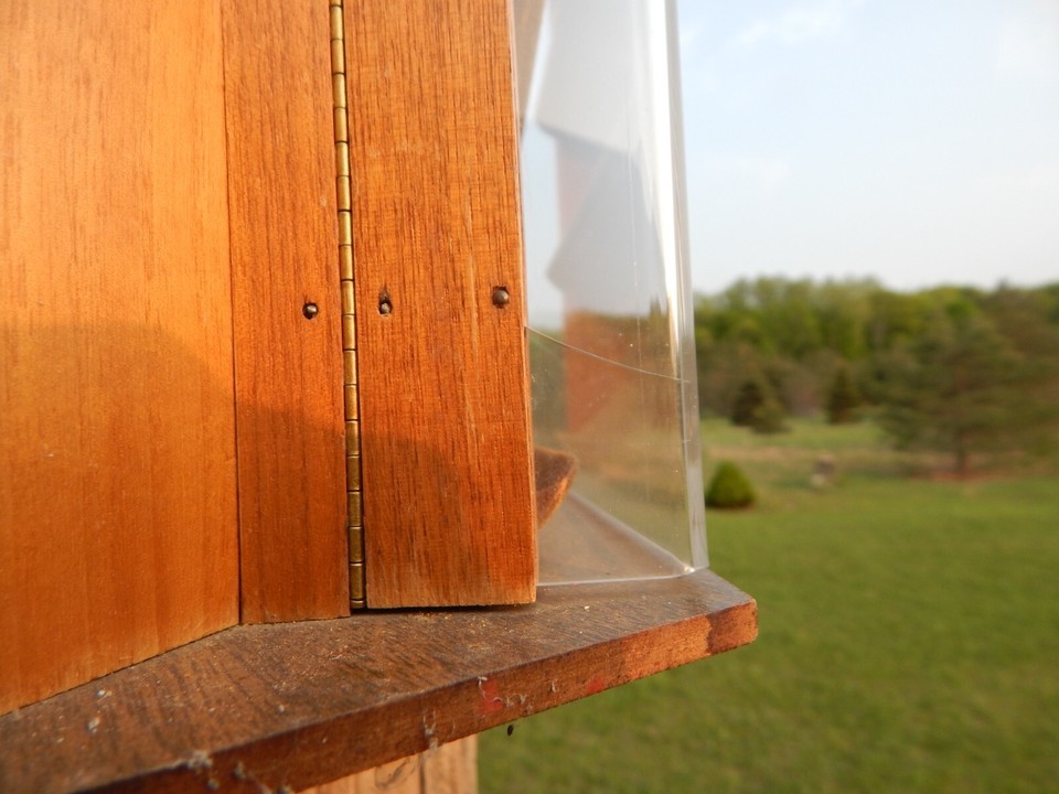 Rotating Plastic Locking Table Top Display Case Coins Cards Jewelry ...