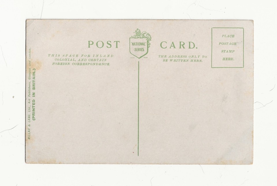 Vintage Postcard ** MONEY, HONOR, COURAGE *CHRISTMAS? * WOMAN WITH ...