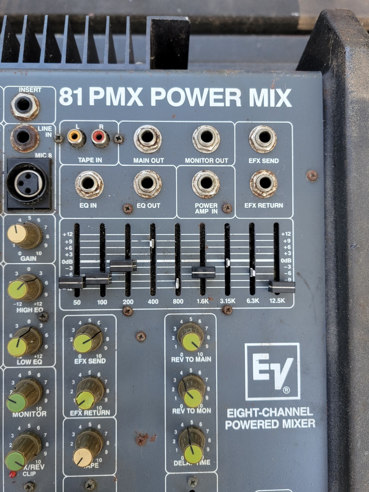 Electro Voice EV 81 PMX 200w EV 8 Channel Powered Mix Mixer UNTESTED | eBay