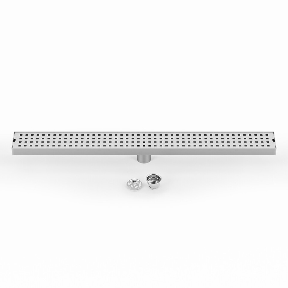 Invisible Linear Shower Floor Drain Square Rectangular Bathroom ...
