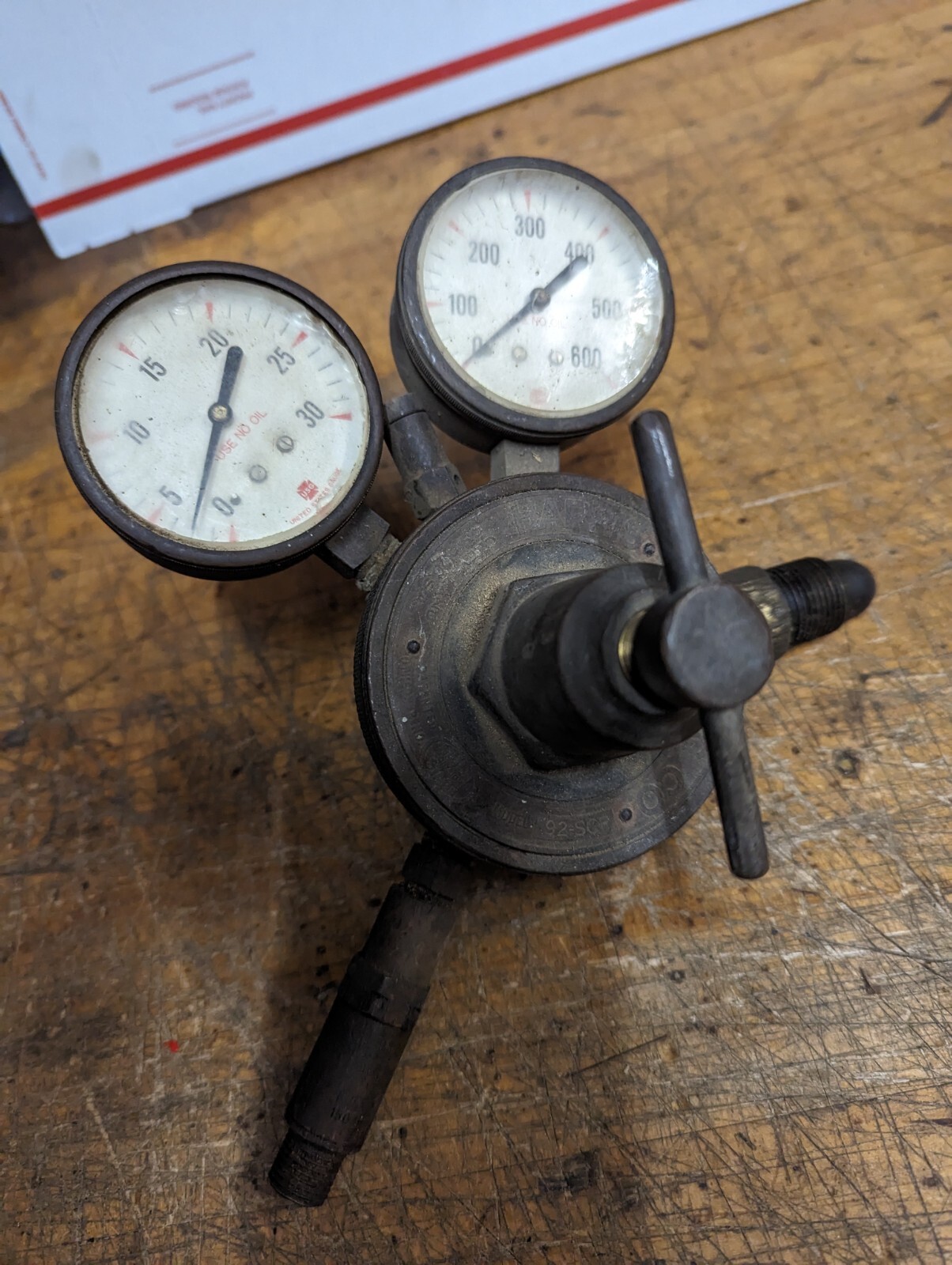 Harris Calorific USA 92-SC-P Regulator Oxygen Acetylene Torch Gauges ...
