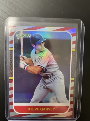 STEVE GARVEY Dodgers 2021 Panini Donruss #251 Retro '87 Red /2021 | eBay