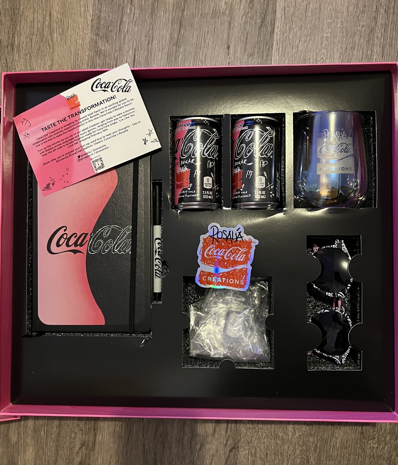 COCA-COLA COKE CREATIONS ROSALIA MOVE SWEEPSTAKES PRIZE KIT BRAND NEW ...