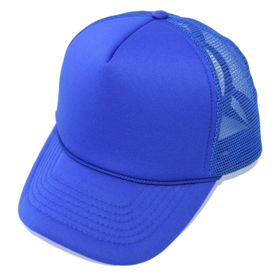 Trucker Hat Baseball Cap Mesh Caps Blank Plain Hats (39 Color Choices ...
