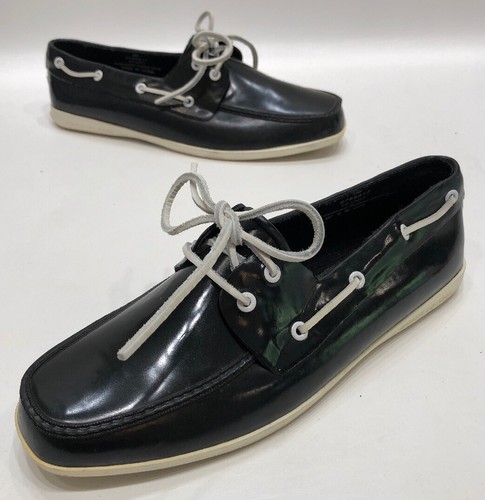 Sperry Top Sider Womens Waterproof Rubber Boat Shoe Loafers Slip Ons ...