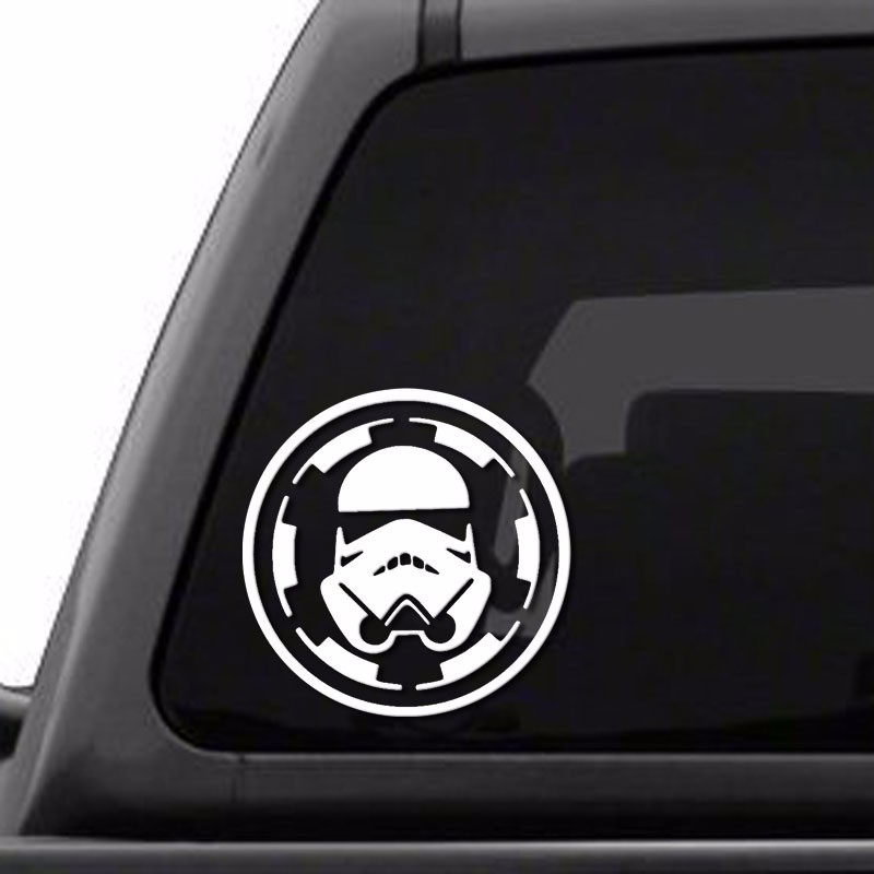 Storm Trooper Decal Storm Trooper White Decal Sticker - 6x5 Inch Star ...