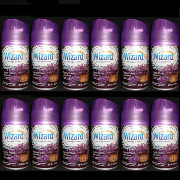 Wizard Spray Freshener Refill Air Wick Glade Dispensers Citrus Lavender ...