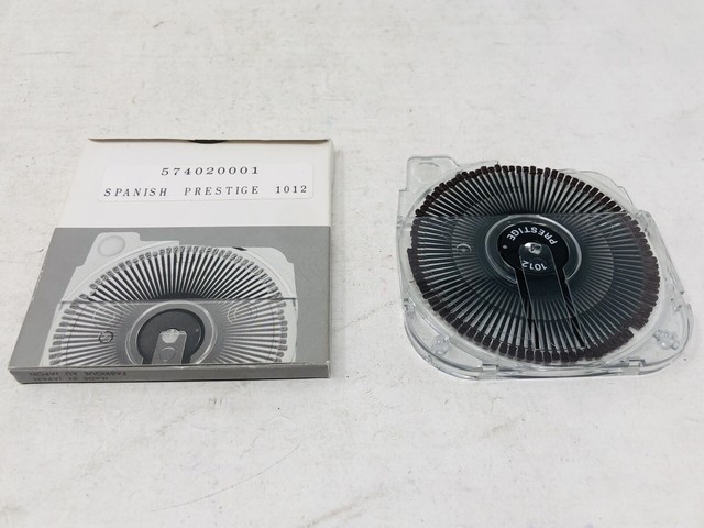 Brother 1012 Prestige Typewriter Font Daisy Wheel Printing Cassette for ...