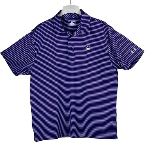 Under Armour Men's Purple Polo Shirt The Cliffs At Keowee Falls Logo ...