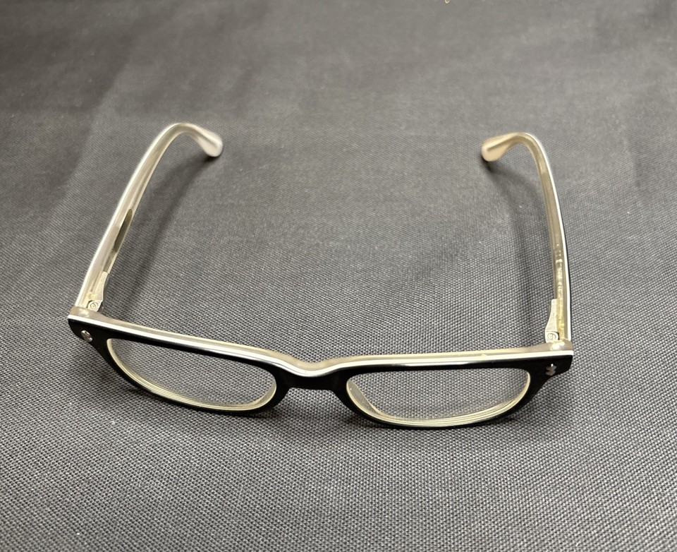 Ernest Hemingway Full Rim Eyeglasses Black Crystal Rectangular FRAMES ...