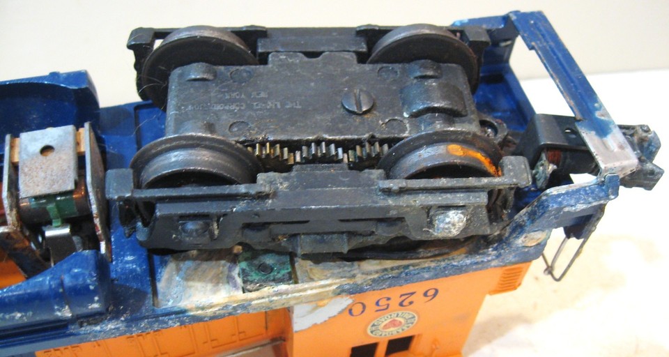 LIONEL #6250 SEABOARD MODEL RAILROAD LOCOMOTIVE - As Is Cond. for Parts ...