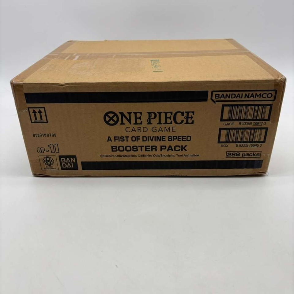 One Piece English OP11 A Fist Of Divine Speed Booster Pack Box Case ...