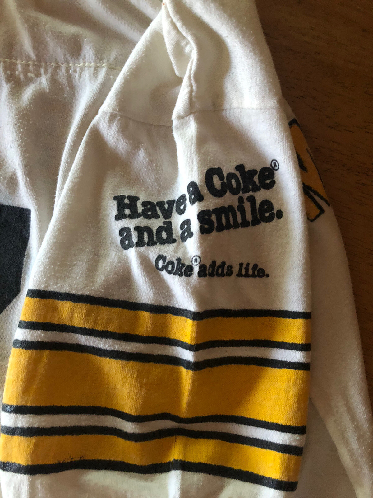 Rare Coca-Cola Vintage Collector Shirt Mean Joe Green… - Gem