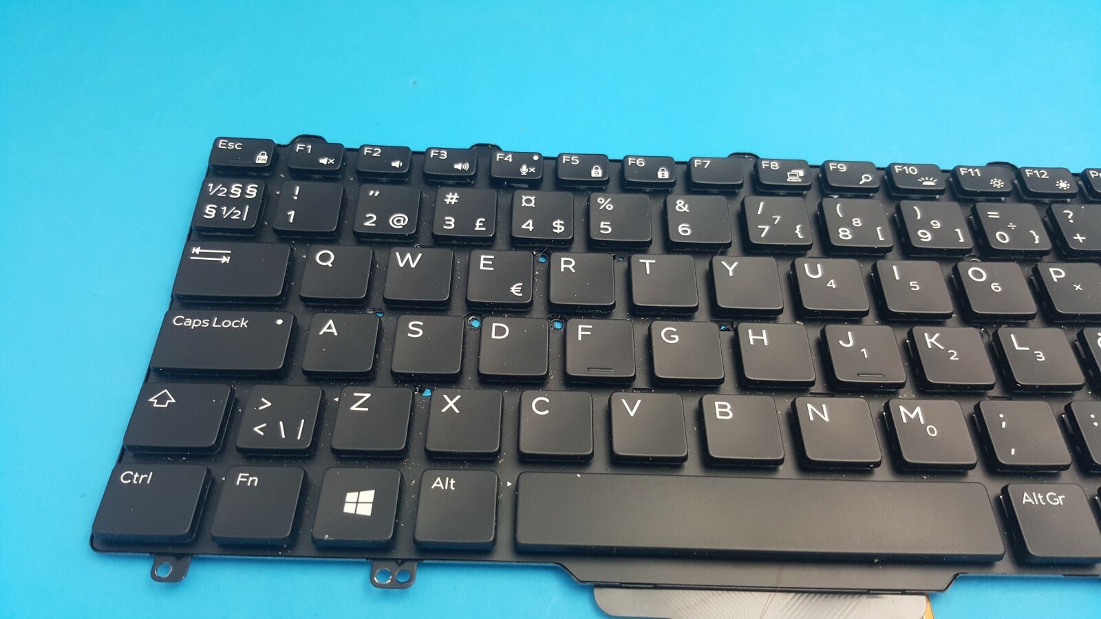 Keyboard NORDIC Dell Latitude 5250 7250 XPS 12 9250 0FPR51 Backlit for ...