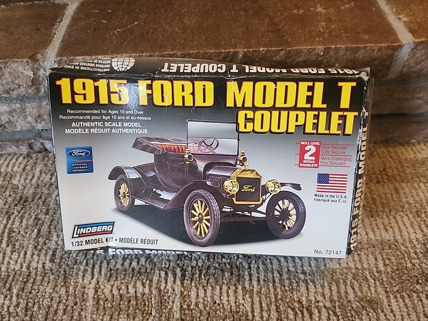 1915 Ford Model T Coupelete 1:32 Model Kit (2006, Lindberg) Level 2 | eBay