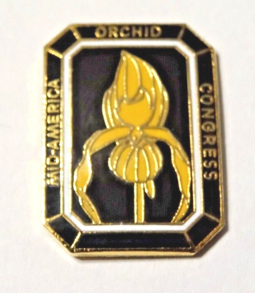 MID AMERICA ORCHID CONGRESS ~ NICE ENAMEL LAPEL PIN - Collectors Pin | eBay