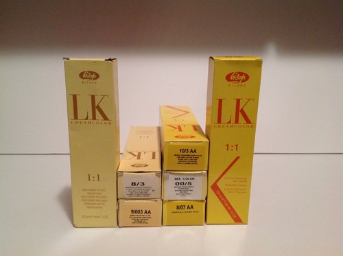LISAP Milano LK Cream Color PERMANENT YOUR CHOICE Series 00 - 10 | eBay