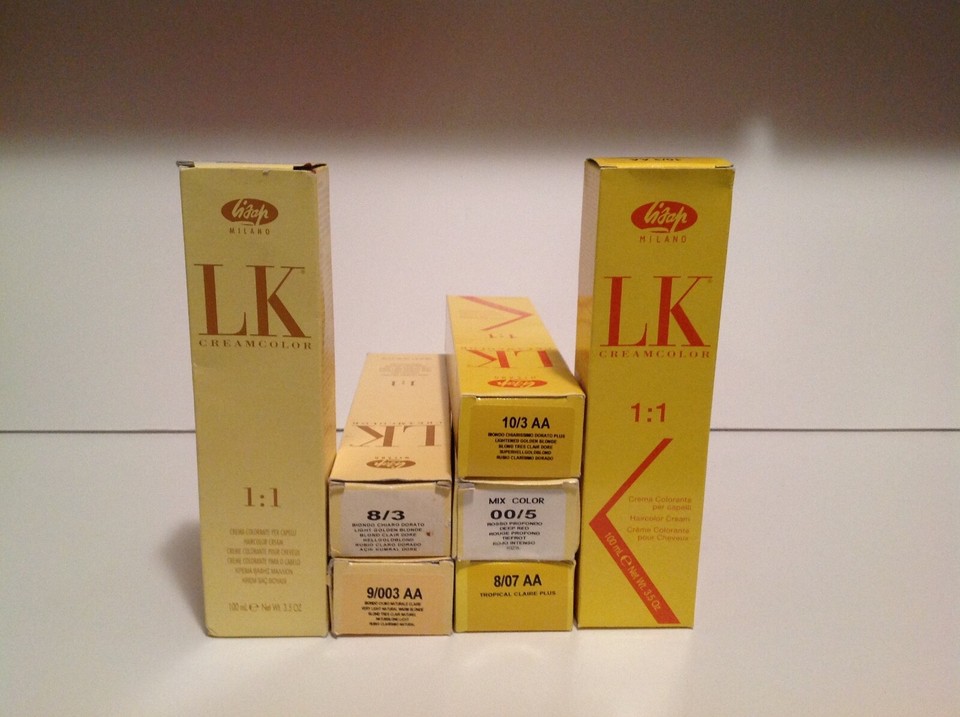 LISAP Milano LK Cream Color PERMANENT YOUR CHOICE Series 00 - 10 | eBay