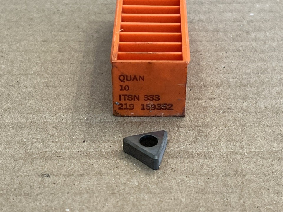 CARBOLOY Carbide Inserts - ITSN 333 - Qty. 9 - NEW!!! | eBay