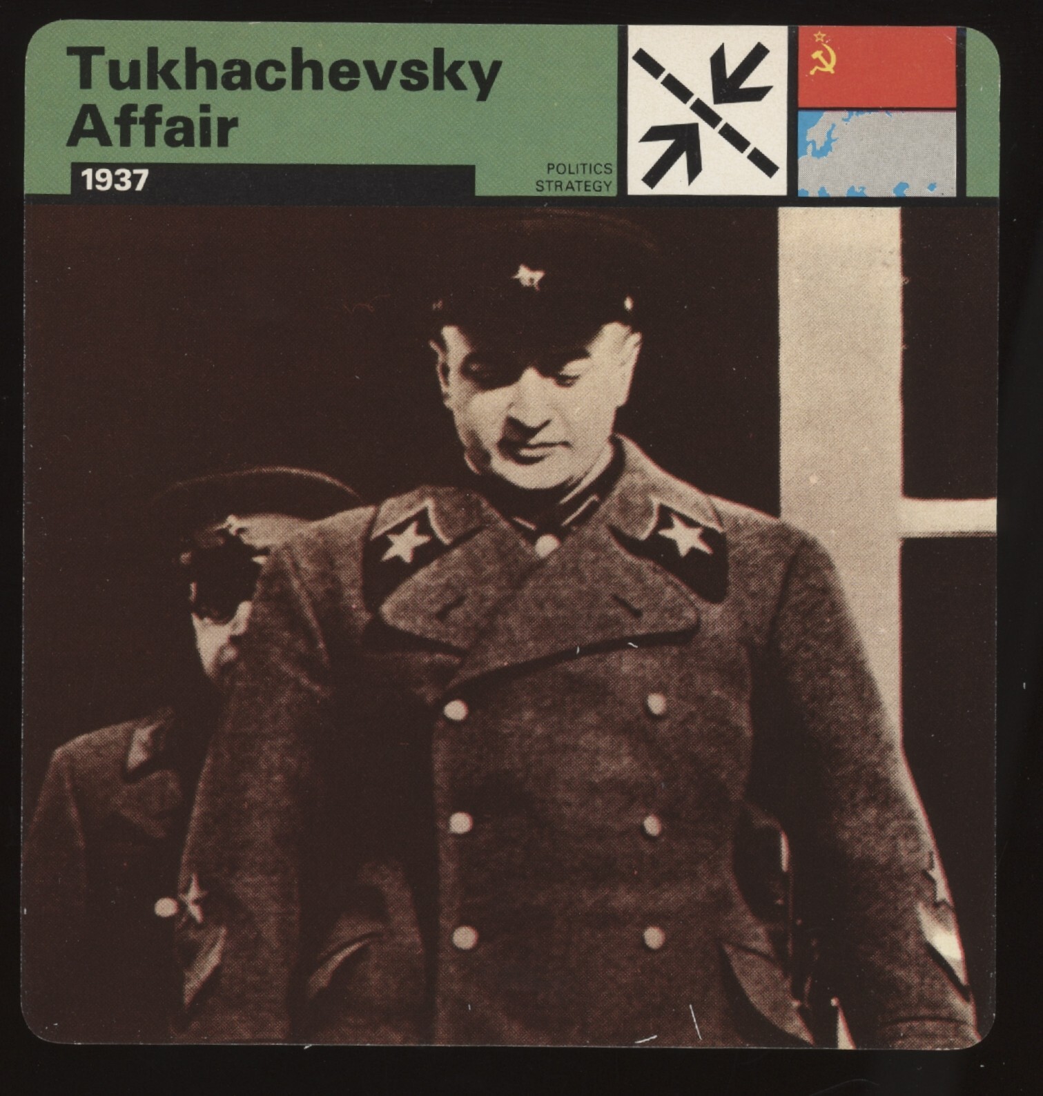 Tukhachevsky Affair Edito Service Card Second World War II Politics ...