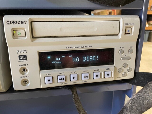 Sony Dvo-1000md Professional Medical DVD Recorder O1 for sale online | eBay