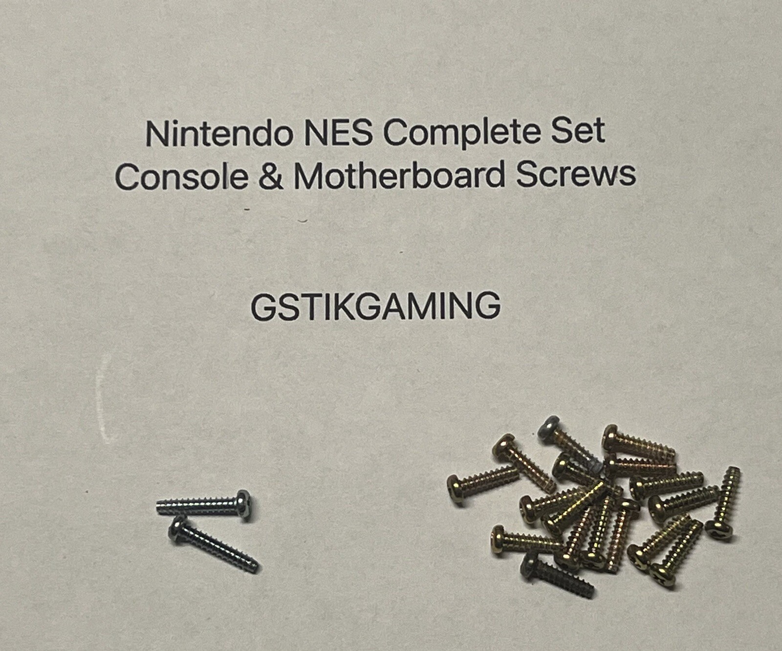 Nintendo NES Console Screws Complete Set - Used In Good Condition | eBay
