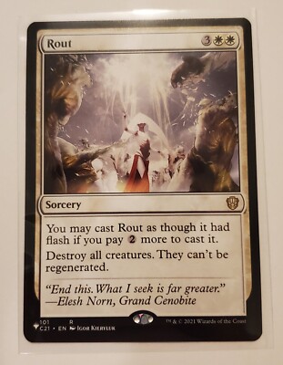MTG Rout -The List Commander #101 Regular Rare - Fresh NM | eBay