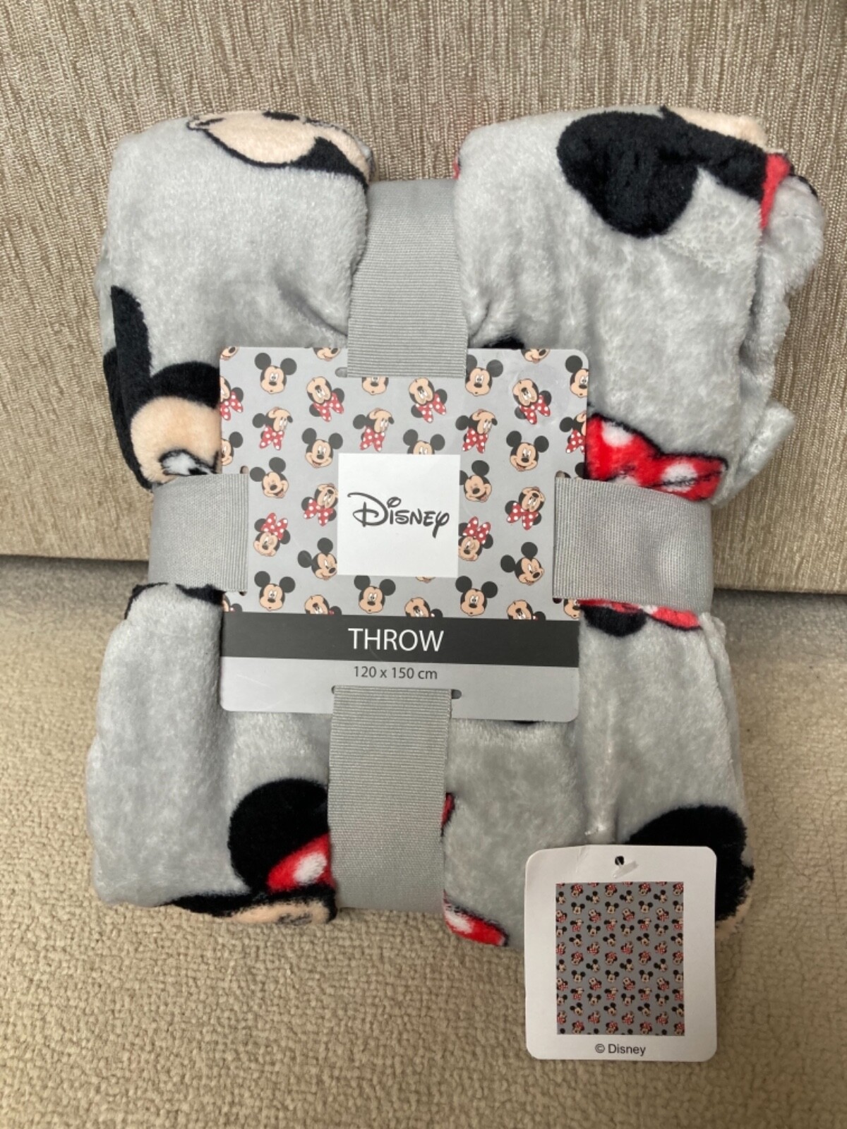 Primark Blanket/Throw Home Soft Fleece Disney Character Mickey Mouse ...