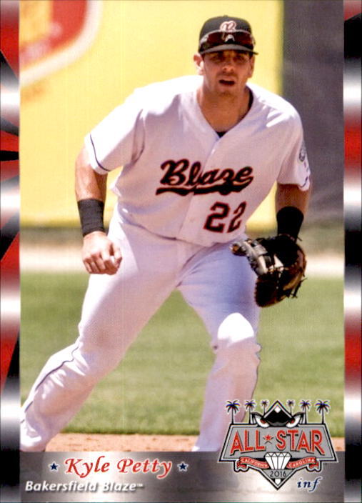 2016 California/Carolina League All-Stars #16 Kyle Petty Flemington New ...