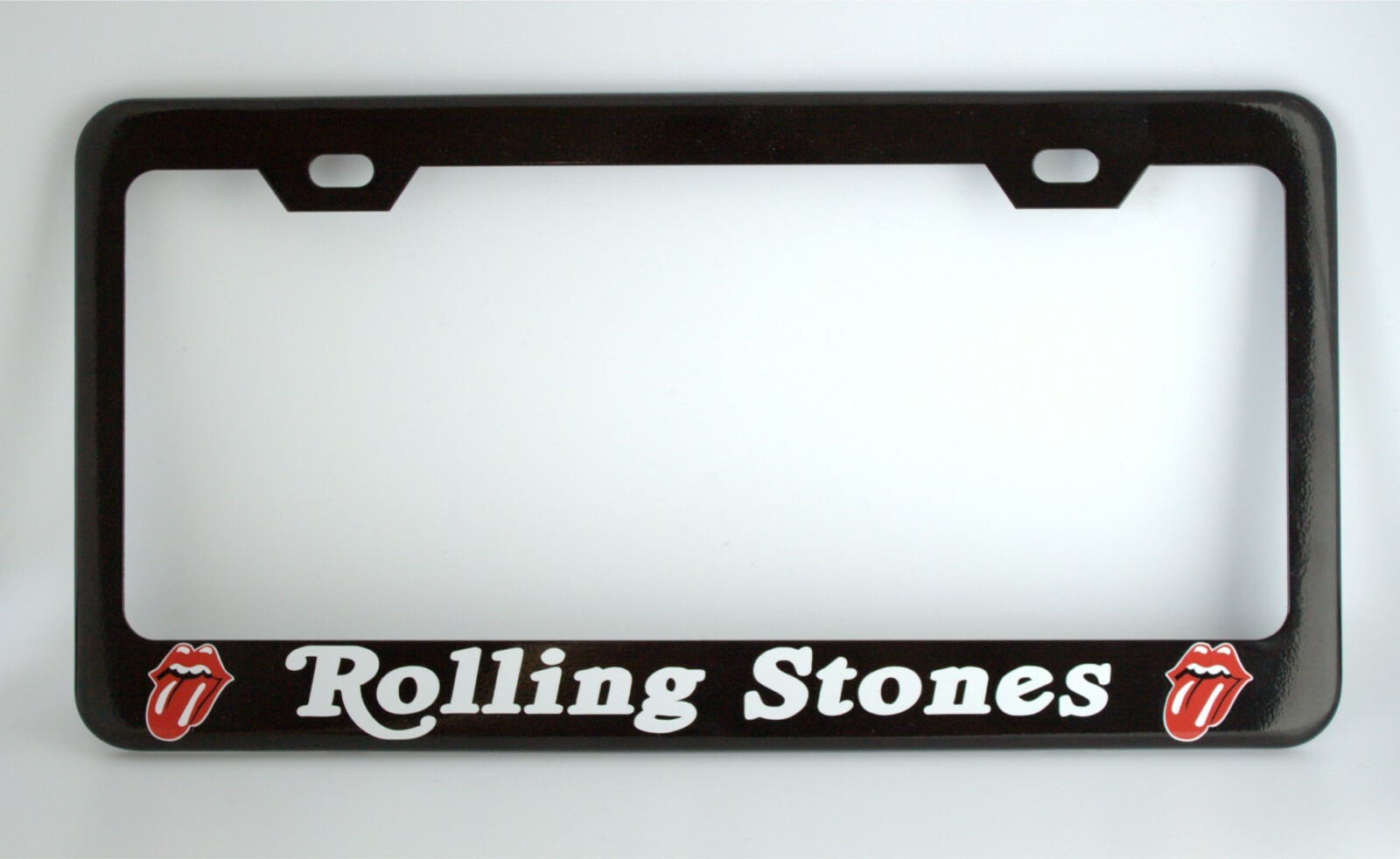 Black “Rolling Stones” License Plate Frame Custom Made of Powder Coated ...