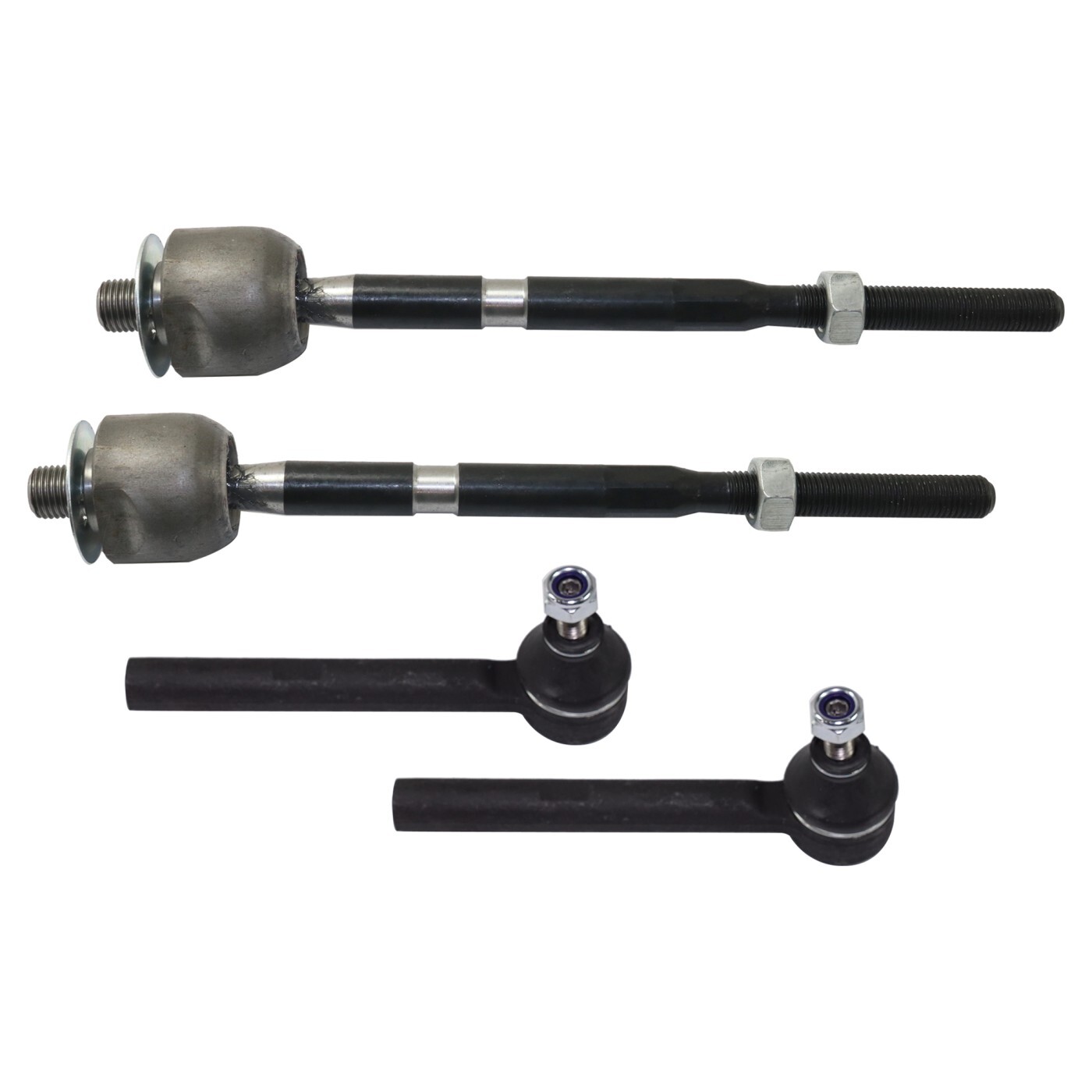 Tie Rod End Set For 2012-2019 Fiat 500 Front Left and Right Inner And ...