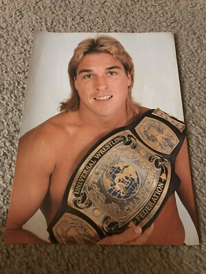 Vintage UWF TERRY TAYLOR Wresting Pinup Photo 1980s WWF RED ROOSTER ...