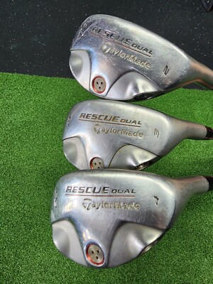 TaylorMade Rescue Dual 2 3 4 Hybrid Golf Clubs - Adjustable Head | eBay