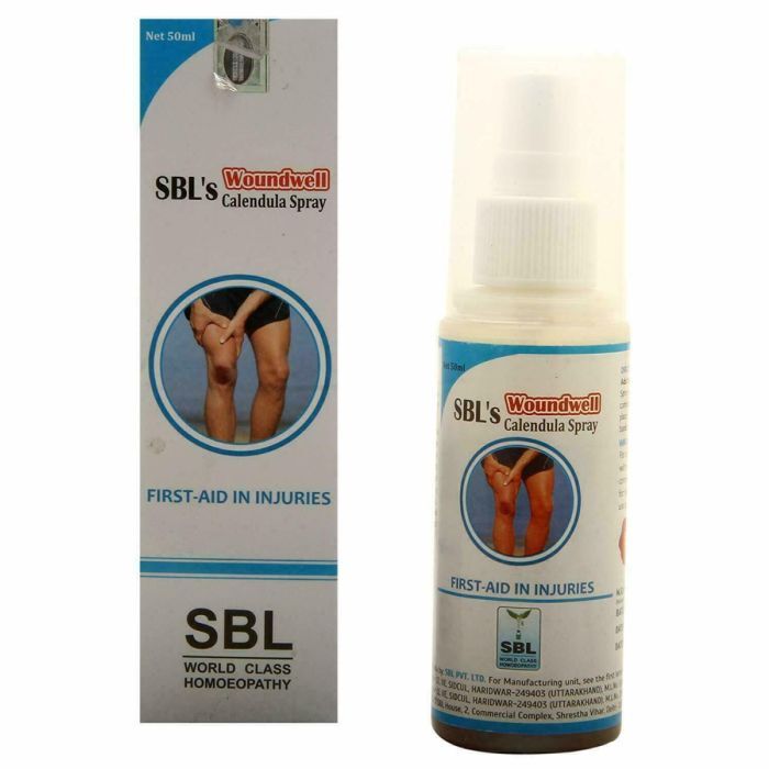 SBL Calendula Spray - Heal injuries, ulcers, cuts, bruises & wounds ...