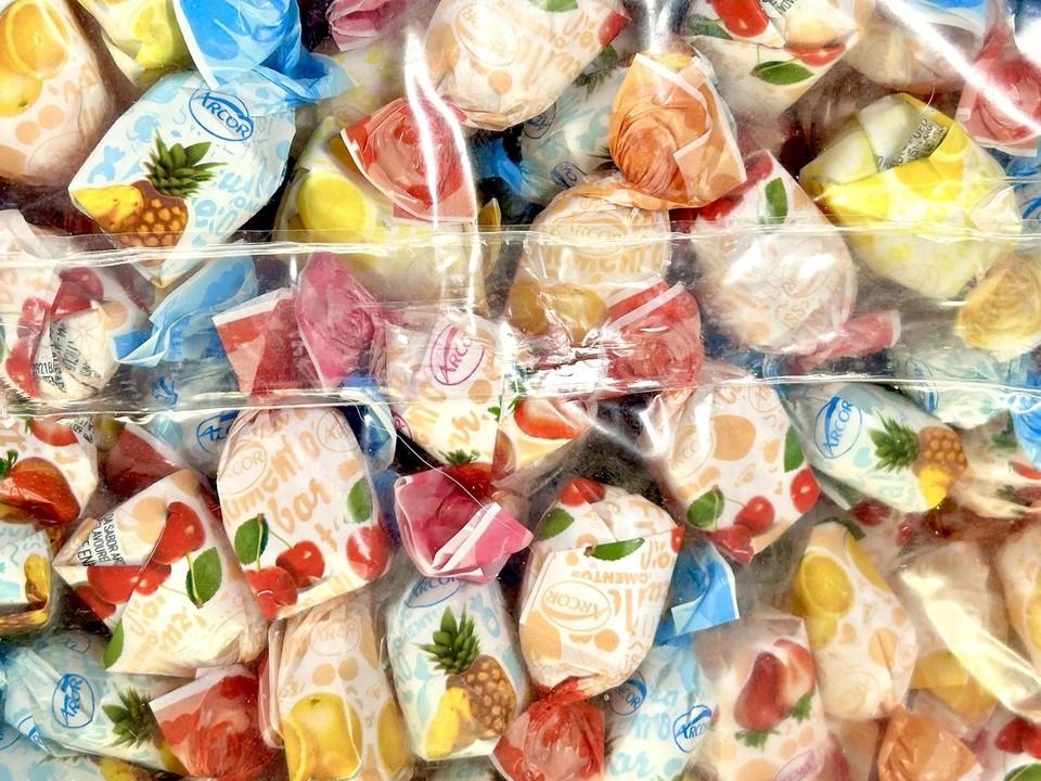 Arcor Assorted Fruit Filled Bon Bons Bulk Hard Candy 1LB 2LB 3LB 5LB ...