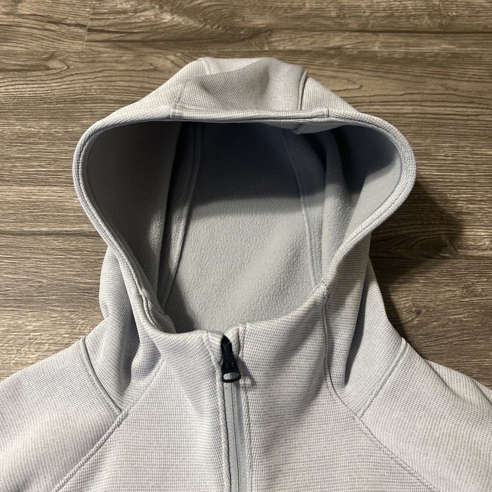 Under Armour Storm Cold Gear Women’s Gray Full Zip Jacket Swacket Size ...